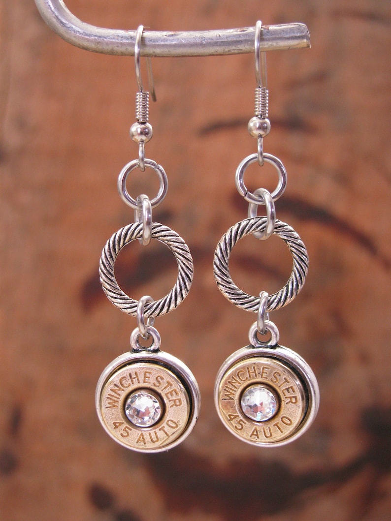 Bullet Jewelry Bullet Earrings BEST SELLER Classic Style | Etsy