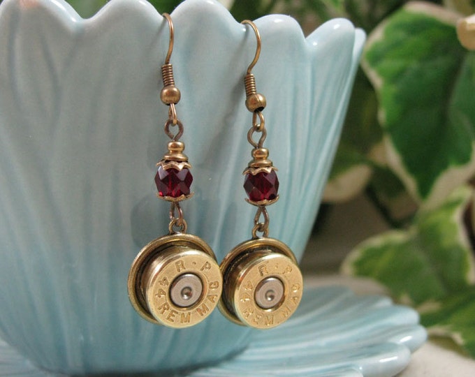 Bullet Casing Jewelry 44 Magnum Bullet Casing Earrings Set - Etsy