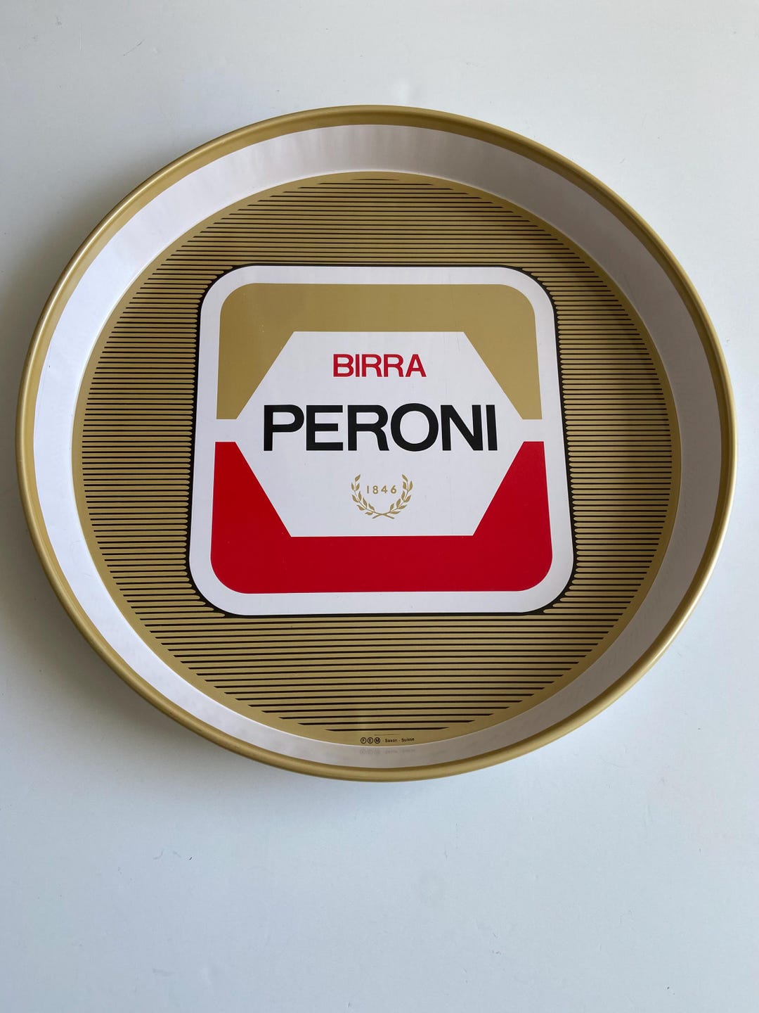 Peroni Beer Metal Tray 80s - Etsy