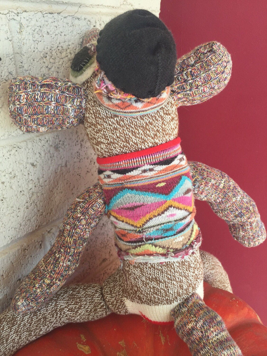 Primitive Handmade Ooak Sock Monkey Mouse Hat Nursery Baby - Etsy