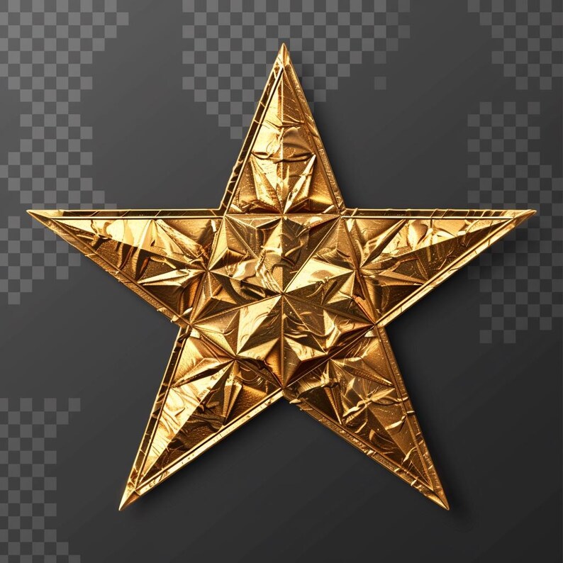 24 Star Clipart, Digital Star Design, Celestial Graphic Design, Star ...