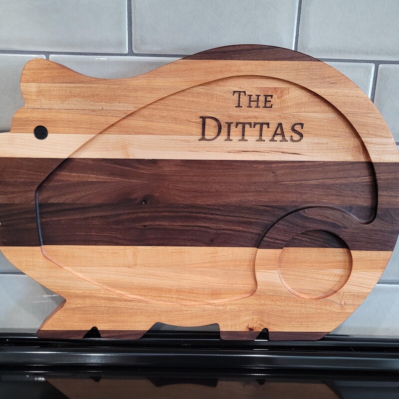 Pig Cutting Board - Etsy
