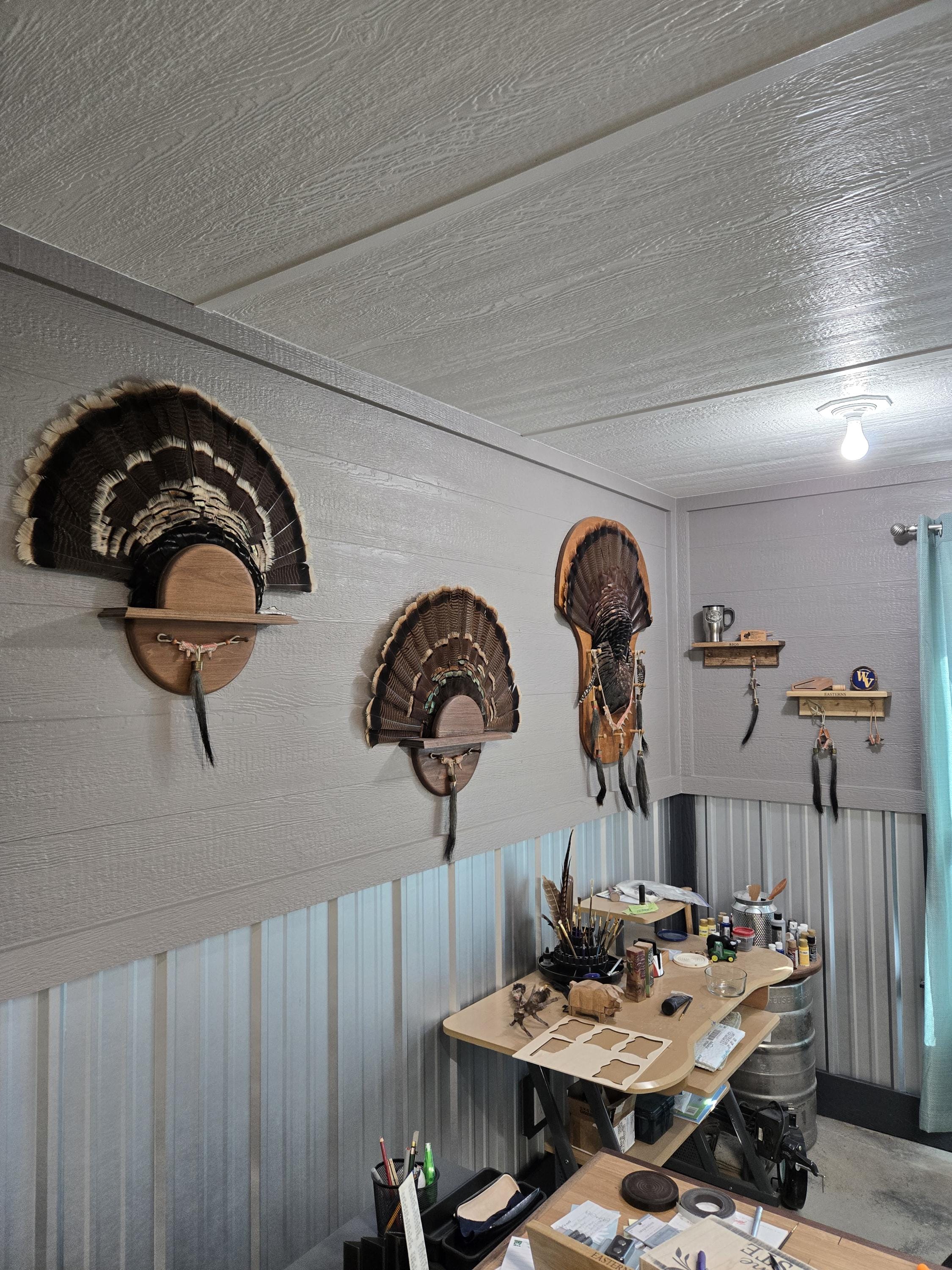 Turkey Fan Display Shelf - Etsy