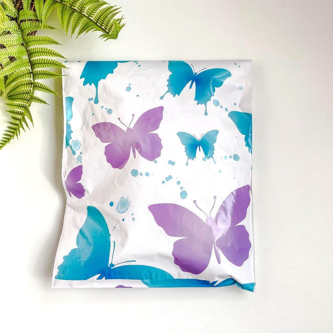 Butterflies, Poly Mailer, 10x13, Packaging, Mailing Bag, Cute Mailer ...