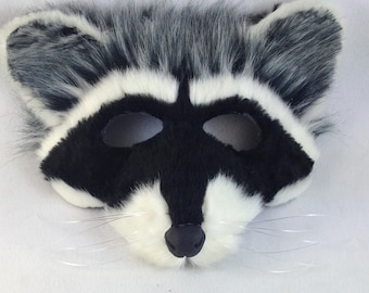 Raccoon mask | Etsy