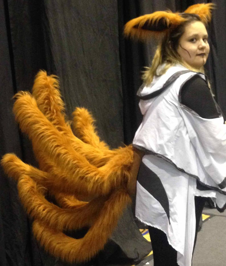 9 Tail Fox Set Nine Tails Nine Tails Cosplay Red Nine - Etsy UK