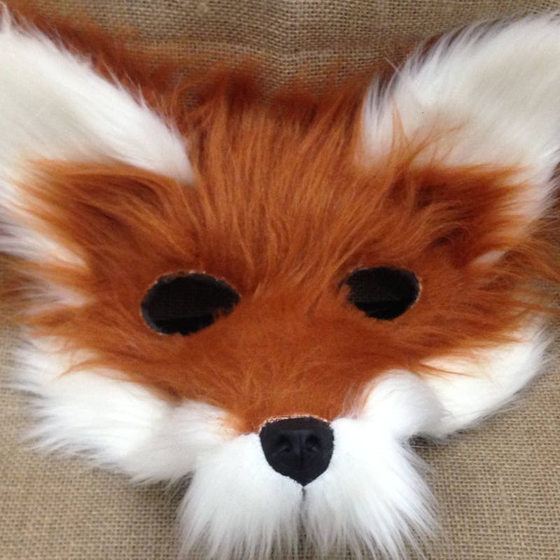 Fox Face Mask - Etsy