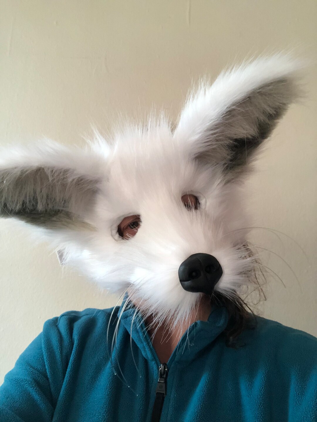 Arctic Fox Mask, Adult or Child Sizes - Etsy