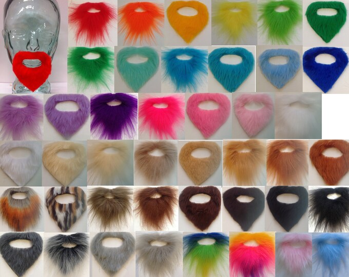 Realistic Fake Tony Stark's Beard Kit Full Handmade - Etsy