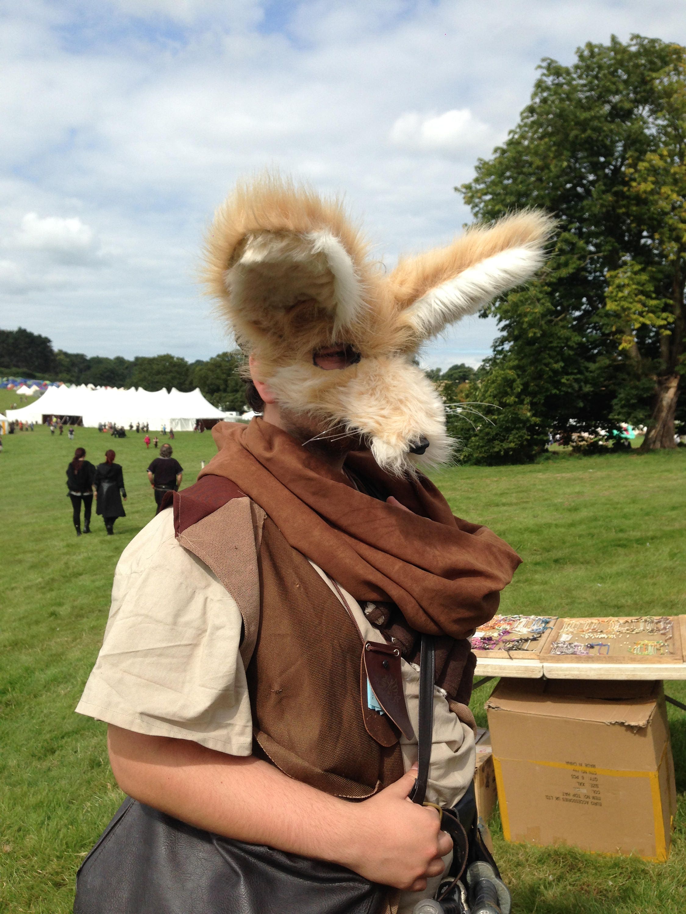 Fennec Fox Mask Adult Fox Mask Weatherproof Fox Mask - Etsy