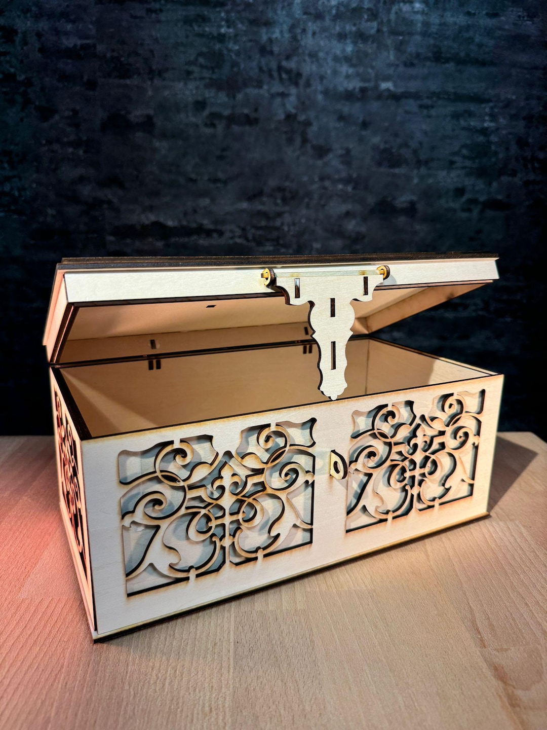 Rustic Treasure Chest - Etsy