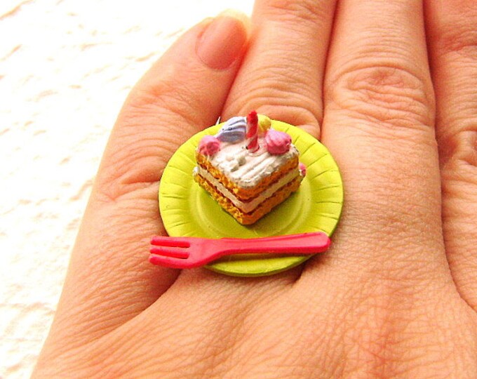 Kawaii Japanese Ring birthday Cake - Etsy