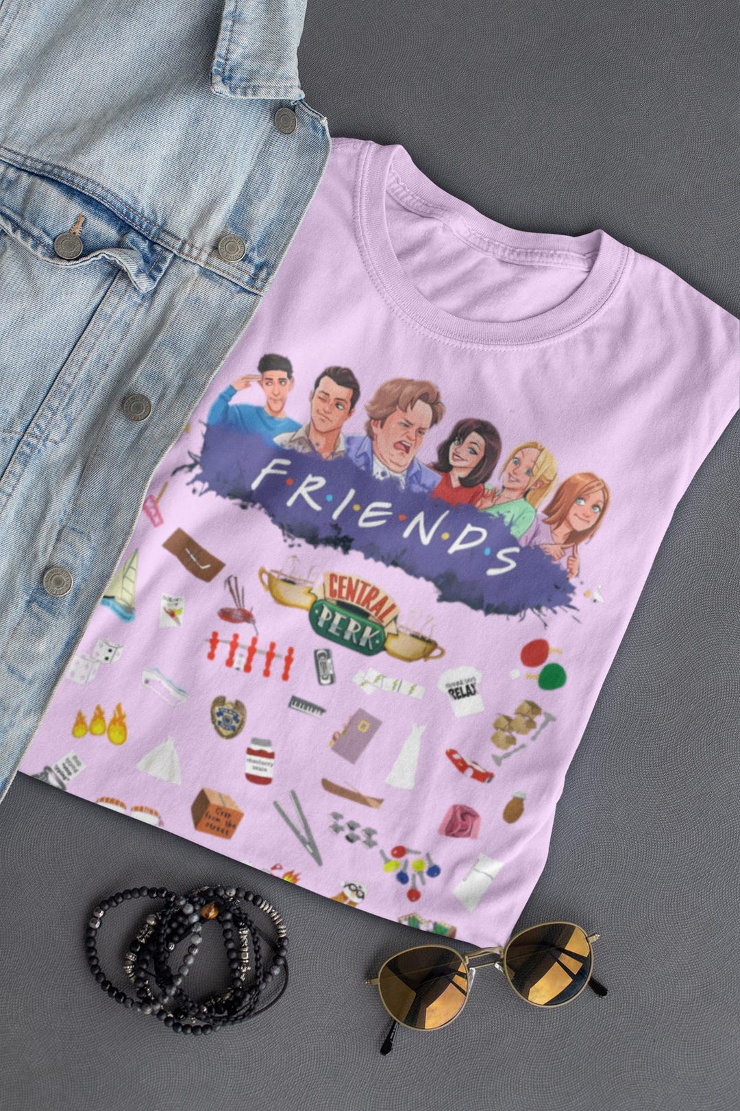 Friends Series T-shirt | Rachel Green | Chandler Bing | Joey Tribbiani ...