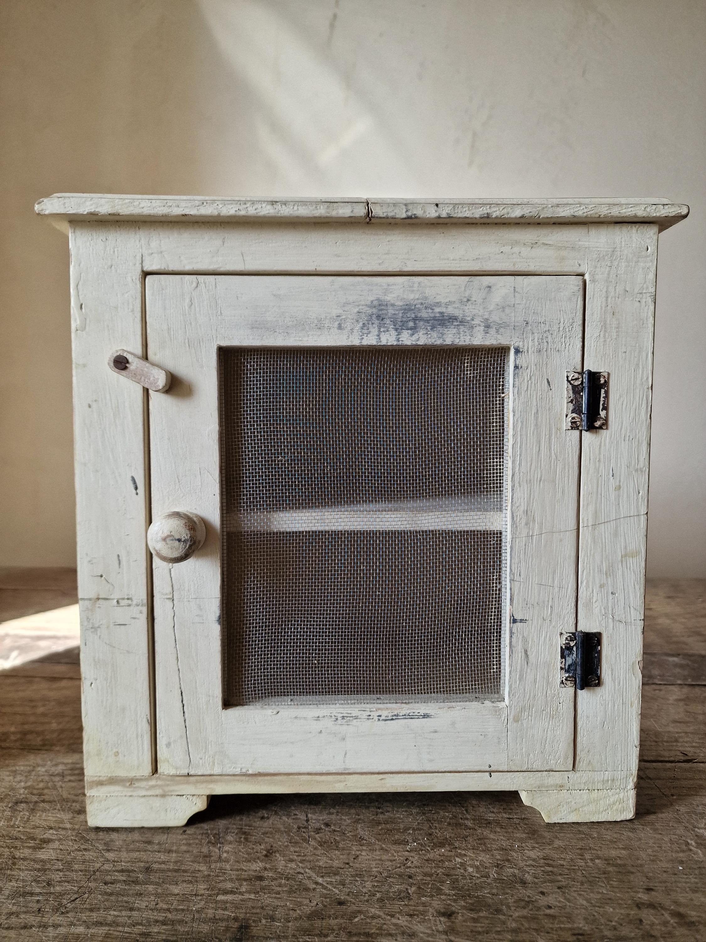 Vintage French Garde Manger. Cheese Keeper. Wooden Fromagiere Cabinet ...