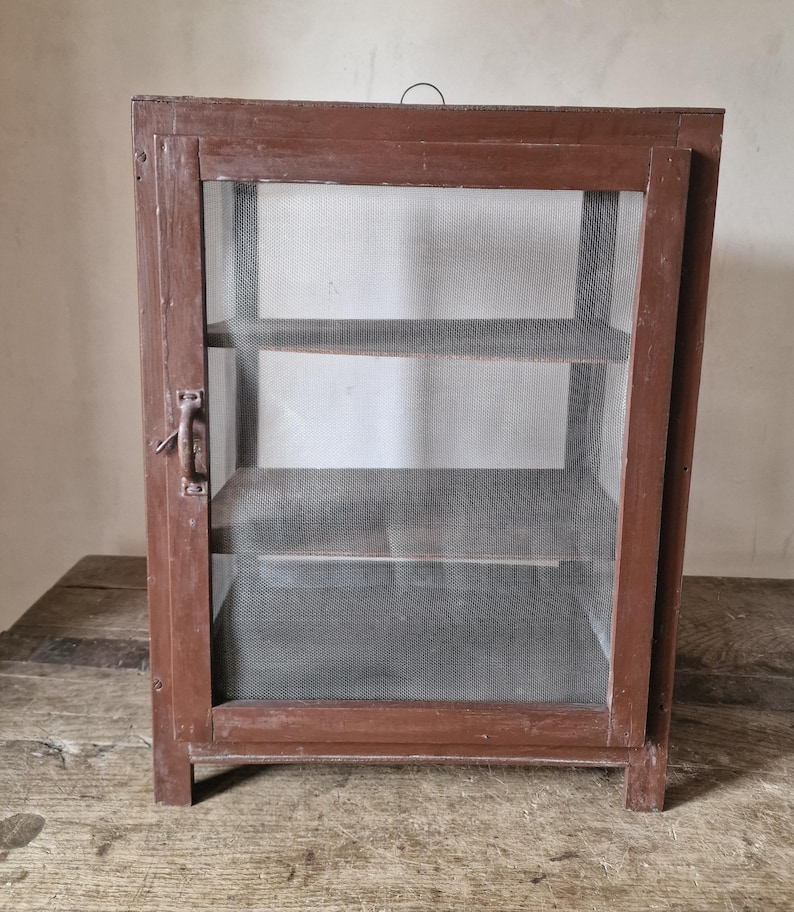 Large Vintage French Garde Manger. Cheese Keeper. Wooden Fromagiere ...