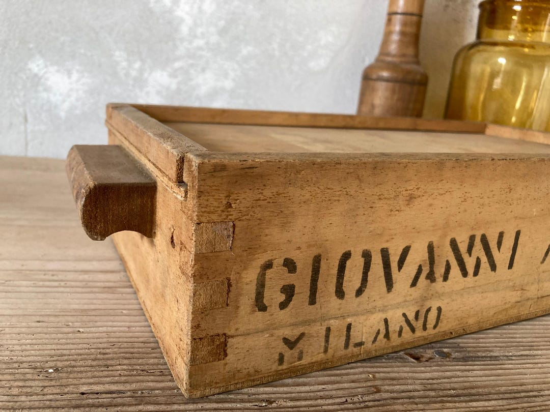 Vintage Italian Wooden Box - Etsy