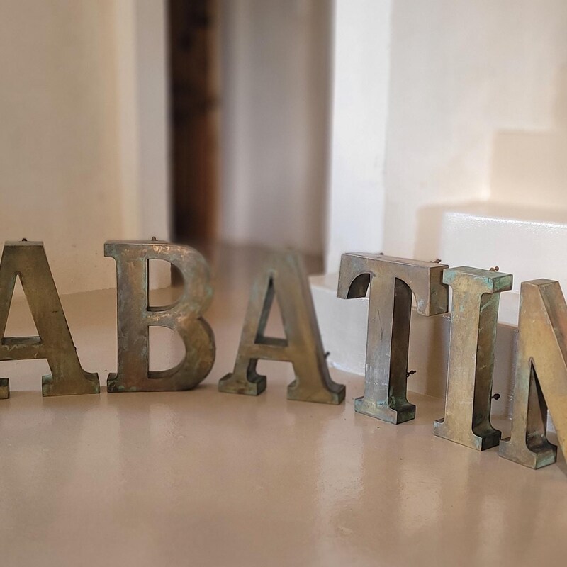 Vintage Wall Letters - Etsy