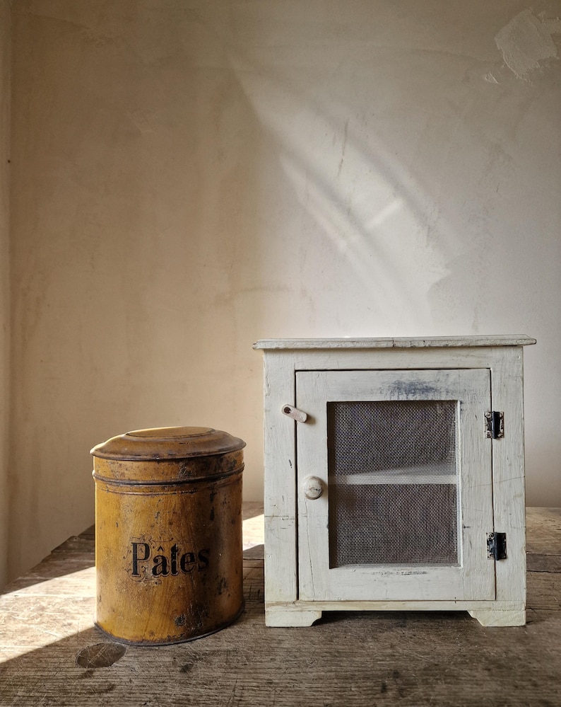 Vintage French Garde Manger. Cheese Keeper. Wooden Fromagiere Cabinet ...