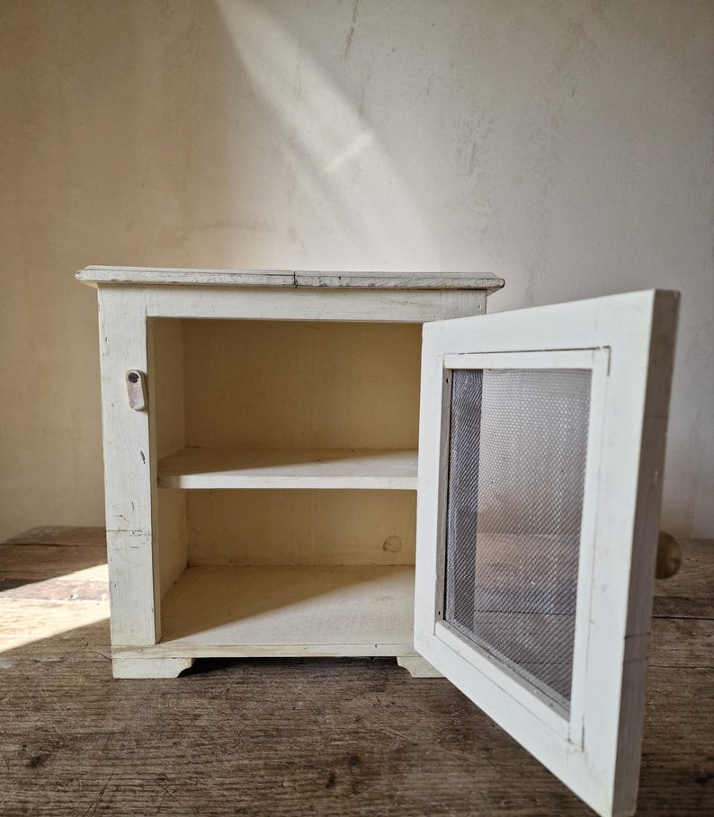 Vintage French Garde Manger. Cheese Keeper. Wooden Fromagiere Cabinet ...