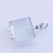 Small Square Glass Locket Keepsake Sterling Silver #7 - Etsy