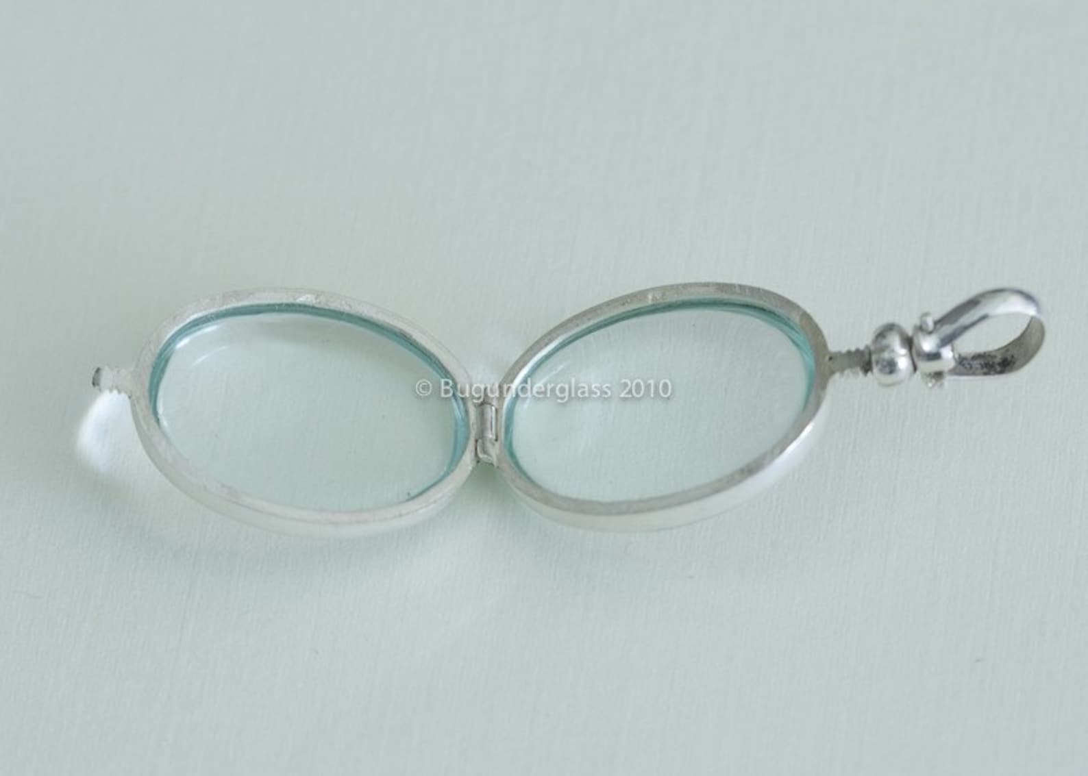 Oval Glass Locket Sterling Silver Picture Locket 5 - Etsy