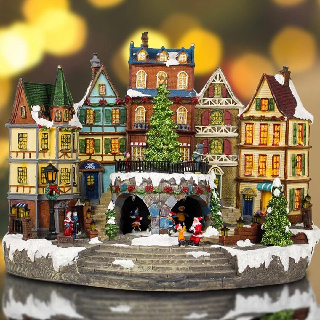 Animated Christmas House LED Lighting, Christmas Home Decoration ...