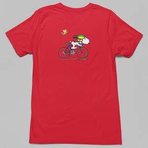 Peanuts / Snoopy & Woodstock / Biking/ Gift for Him / Gift for Her ...