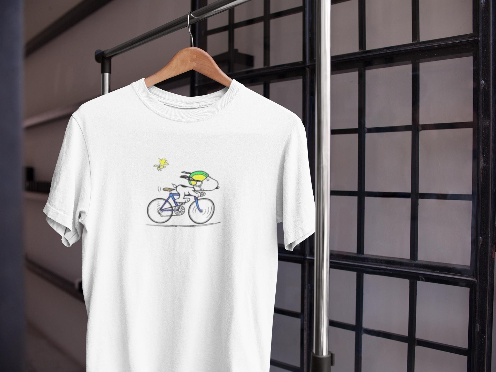 Peanuts / Snoopy & Woodstock / Biking/ Gift for Him / Gift for Her ...