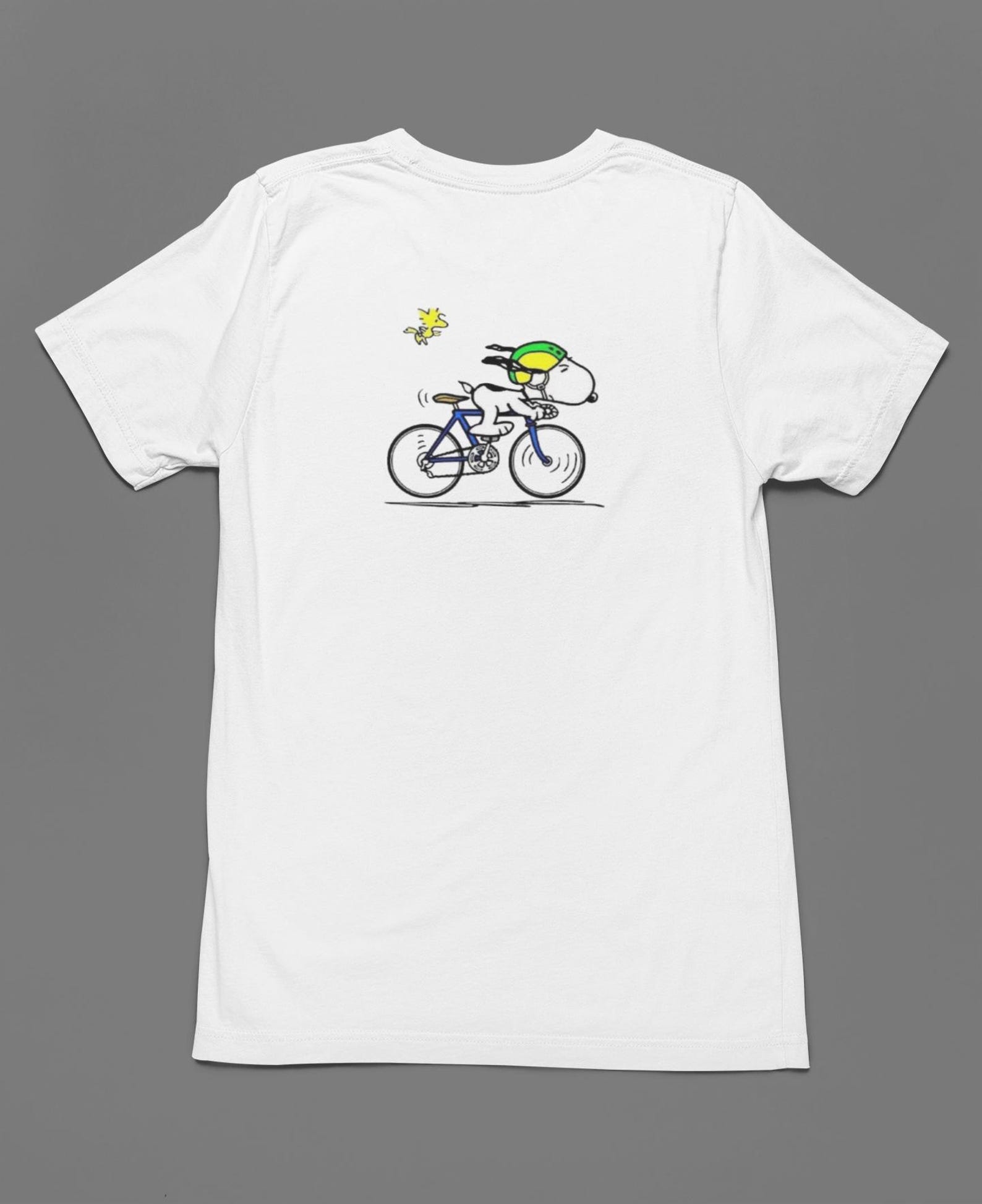 Peanuts / Snoopy & Woodstock / Biking/ Gift for Him / Gift for Her ...