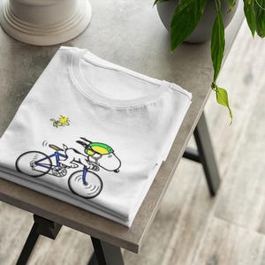 Peanuts / Snoopy & Woodstock / Biking/ Gift for Him / Gift for Her ...