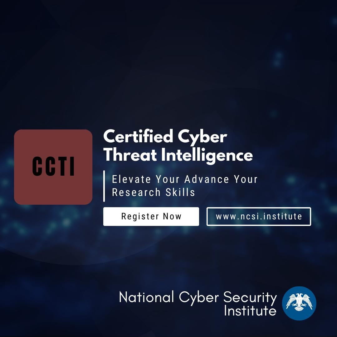 Certified Cyber Threat Intelligence Course - Etsy