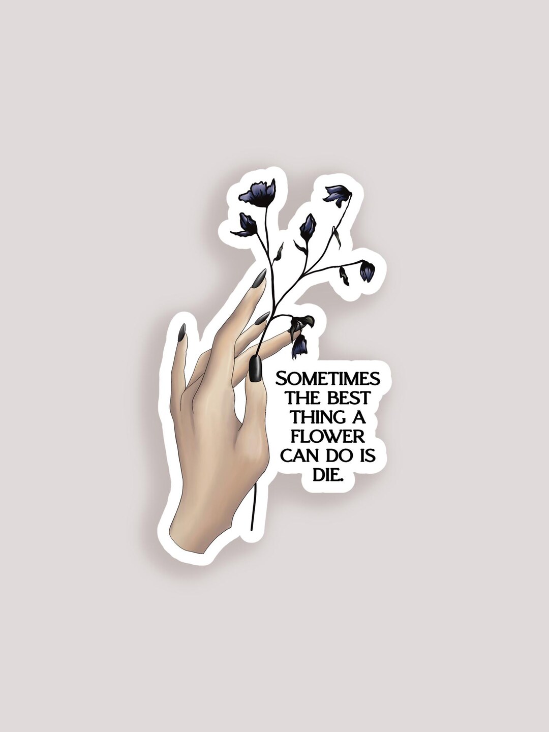 Witcher Quote Sticker Dark Yennifer - Etsy