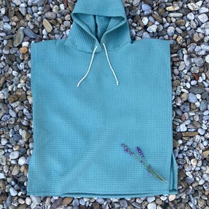 Changing Robe Poncho- One Size Surf Poncho Beachwear Outdoor Sewing ...