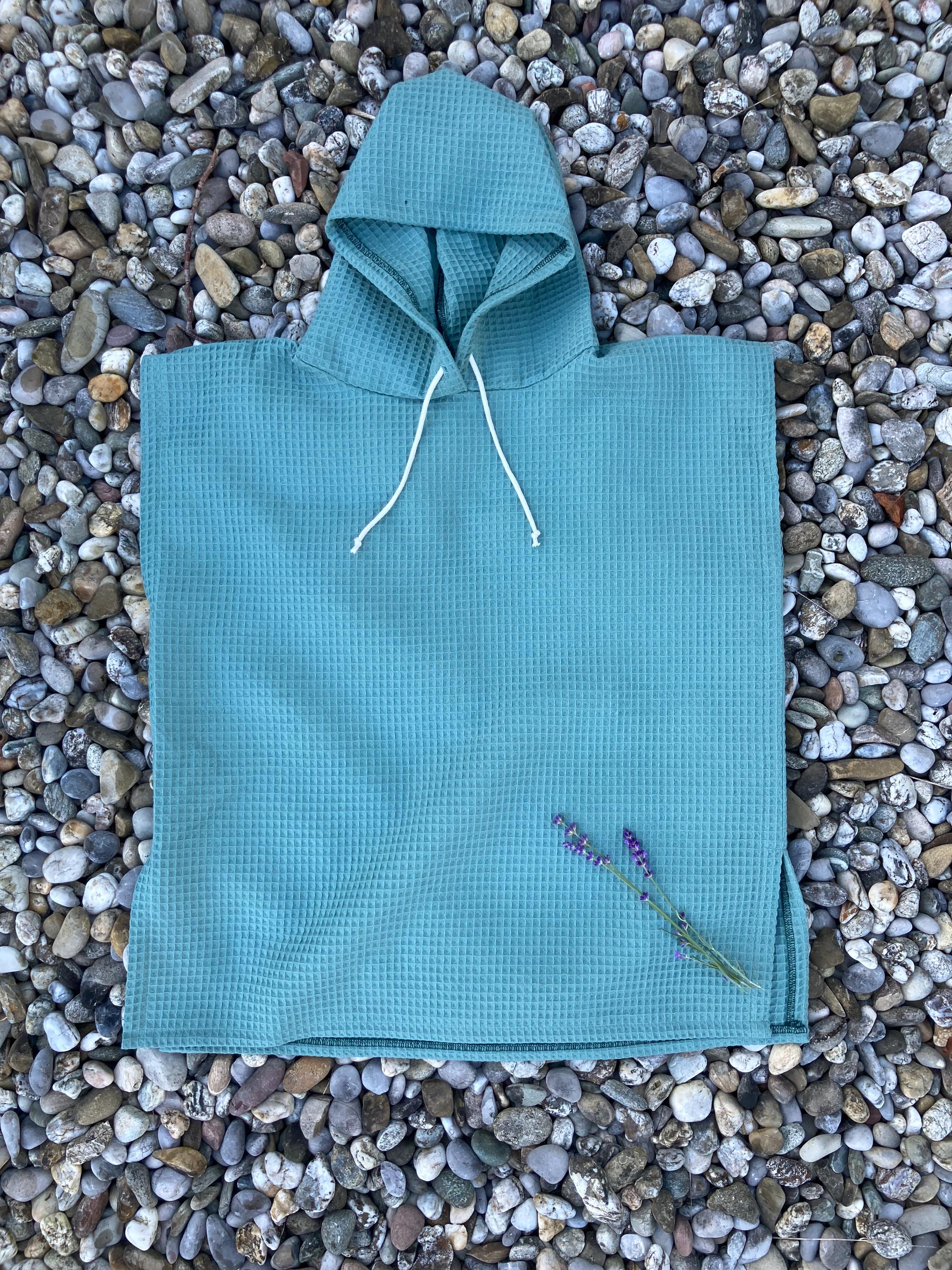 Changing Robe Poncho- One Size Surf Poncho Beachwear Outdoor Sewing ...