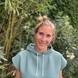 Changing Robe Poncho- One Size Surf Poncho Beachwear Outdoor Sewing ...