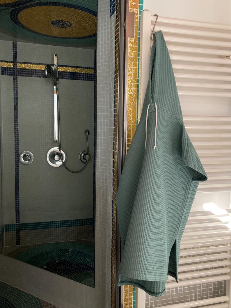 Changing Robe Poncho- One Size Surf Poncho Beachwear Outdoor Sewing ...