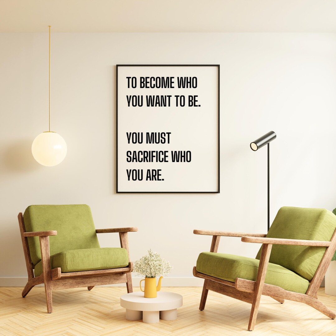 Encouraging Wall Decor, Motivational Print, Positive Quote Hanging ...