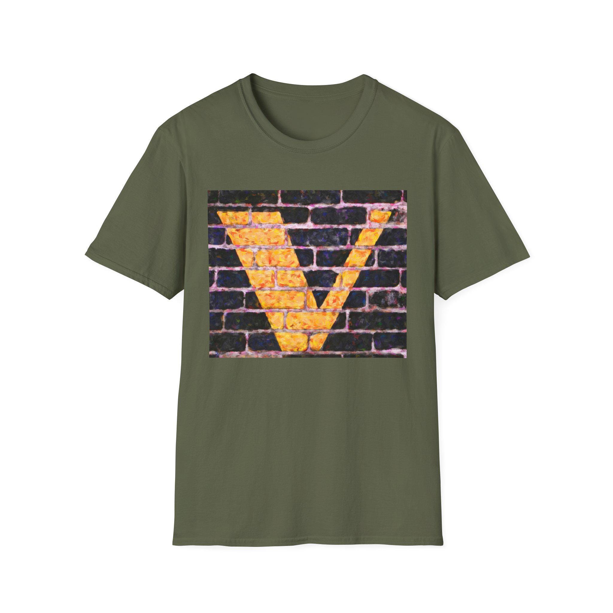 Artistic Alphabet Initial Letter Monogram V #1 - Etsy
