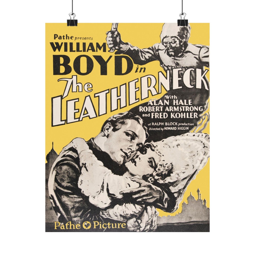 1929 Window Card Poster for William Boyd's All-talking Motion Picture ...