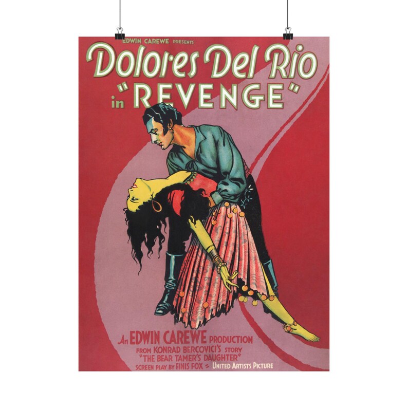 1928 Window Card Poster for Dolores Del Rio's Silent Motion Picture ...