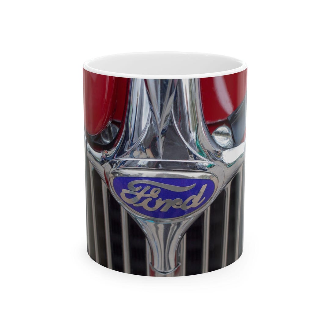 Ford Auto Logo and Car Grill, Perfect for 11 or 15oz Ceramic Cups and ...