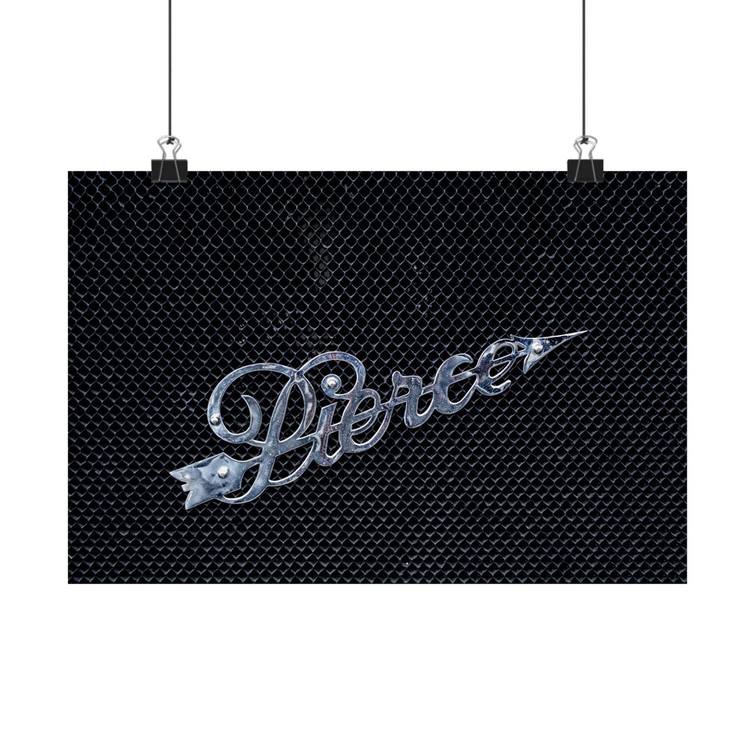 Fantastic Pierce Arrow Classic Car Chrome Logo Emblem Perfect Art for a ...