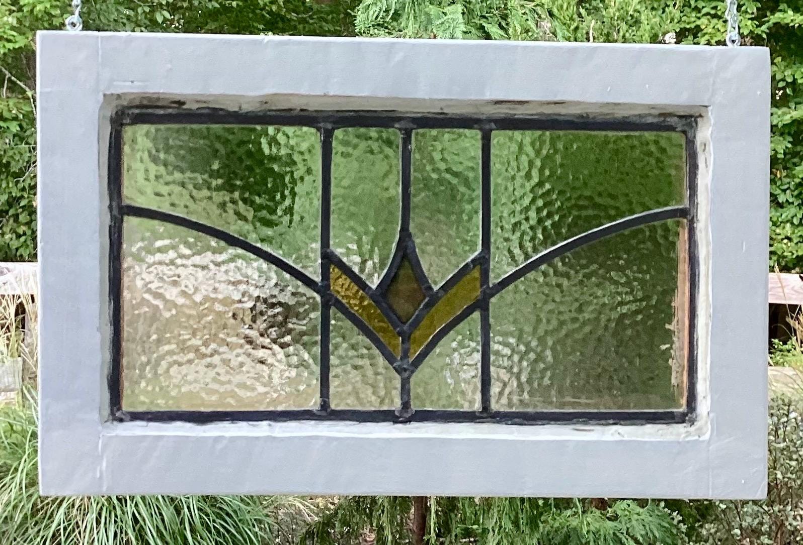 Antique Leaded Glass Panel, Antique Stained Glass, Antique Windows ...