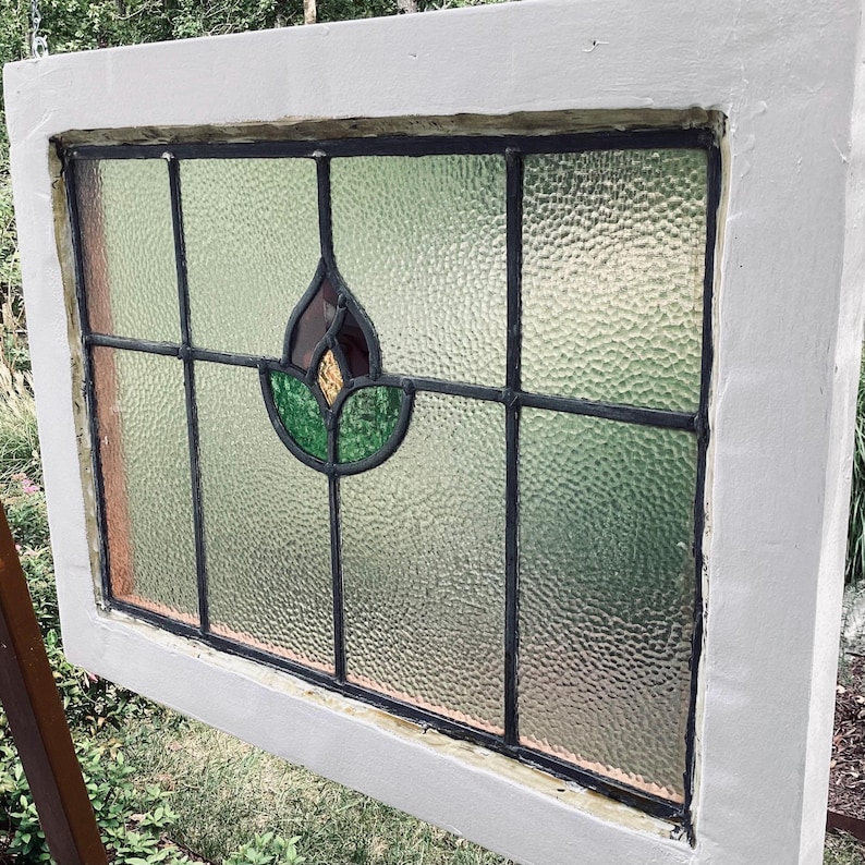 Wall Decor, Antique Glass Panels, Antique Stained Glass, Antique Leads ...