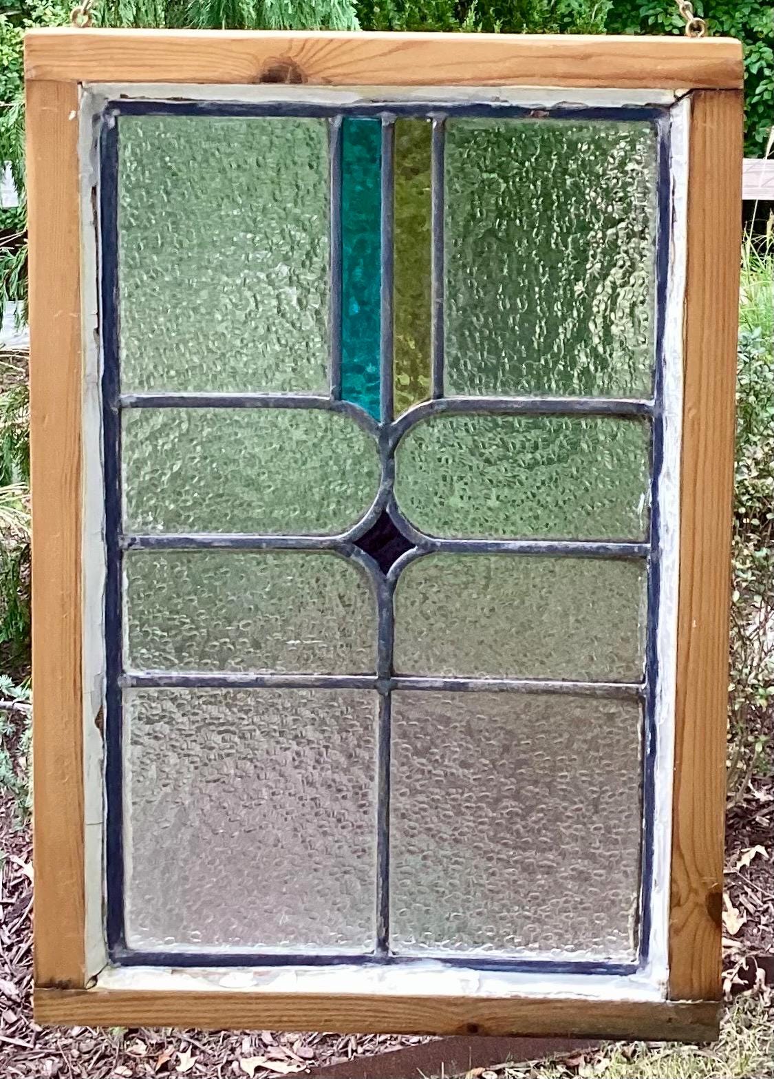 Antique Leaded Glass Panel, Antique Stained Glass, Antique Windows ...