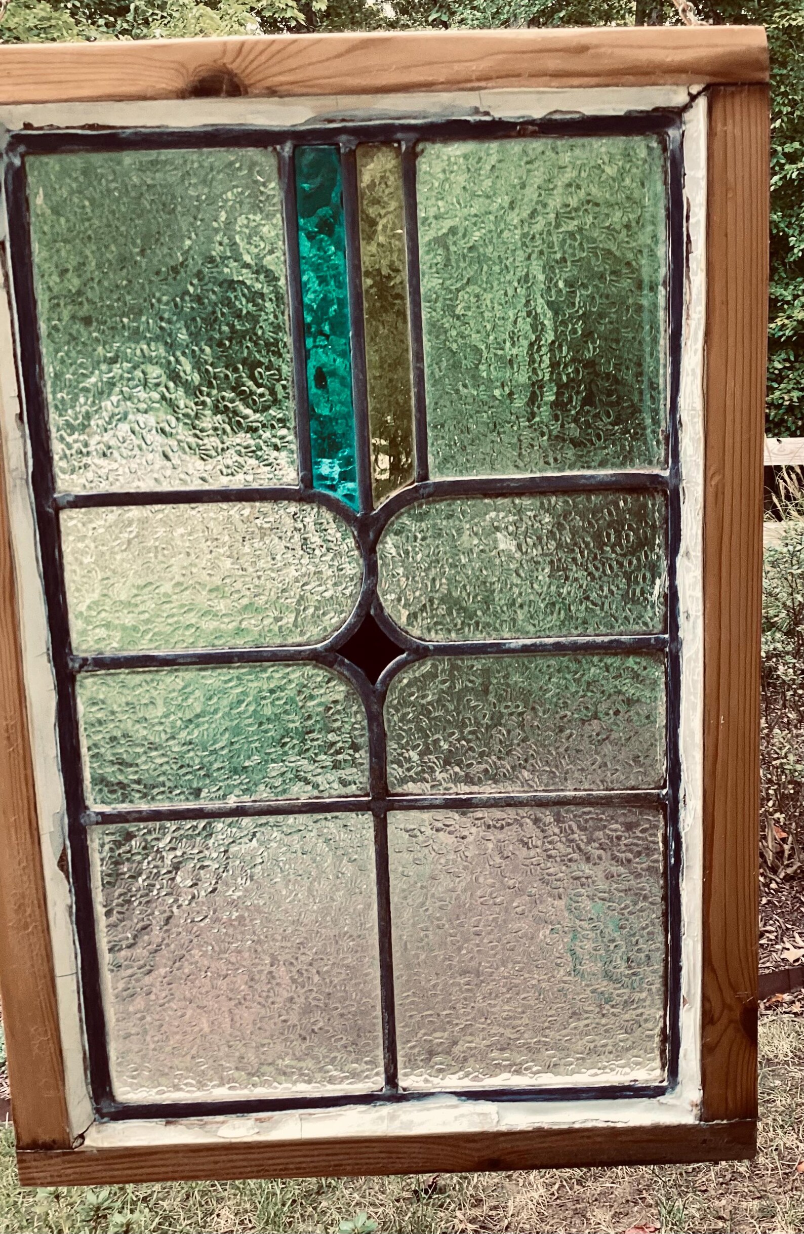 Antique Leaded Glass Panel, Antique Stained Glass, Antique Windows ...