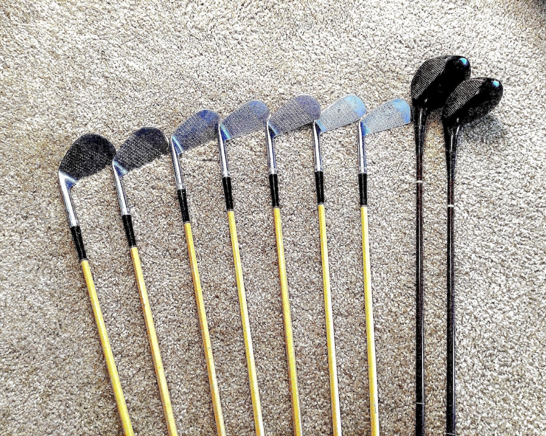 035- Jug Mcspaden Hexagonal Shaft Golf Set: Wilson Irons, Rivolta Woods ...