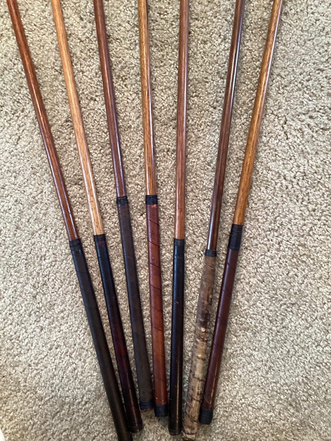 053-men’s Right Hand Golf Play Set, Hickory Clubs, Golf Play Sets ...