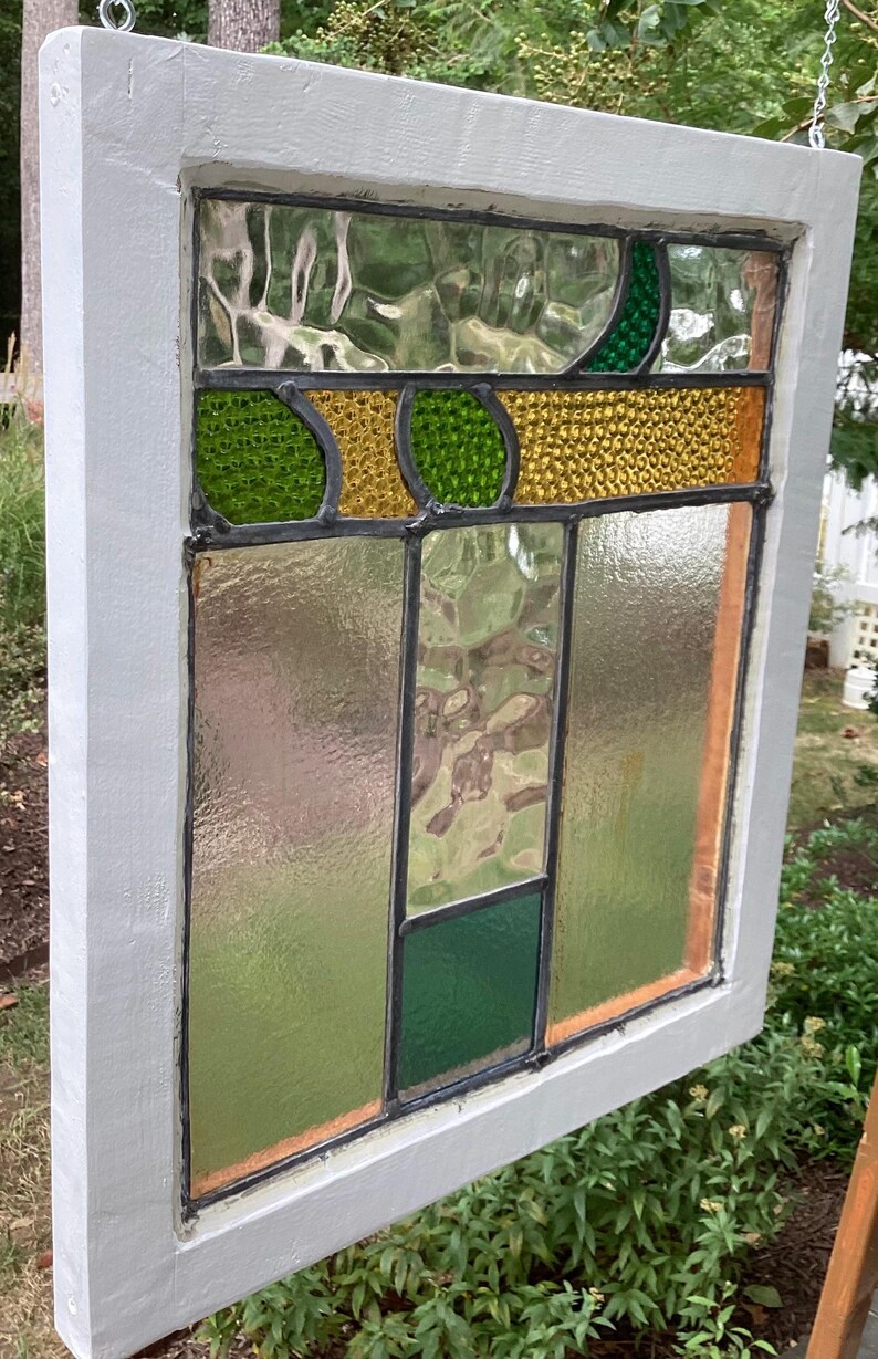 Antique Leaded Glass Panel, Antique Stained Glass, Antique Windows ...