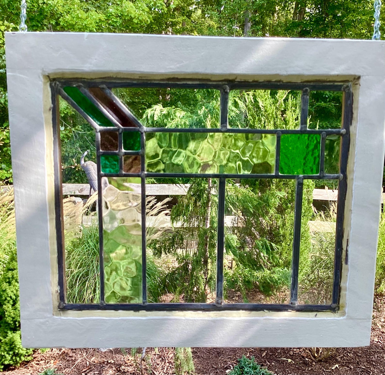 Wall Decor, Antique Glass Panels, Antique Stained Glass, Antique Leads ...